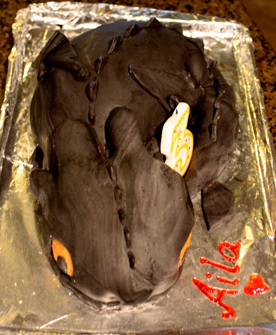 Finnfactor design: Toothless Dragon Cake