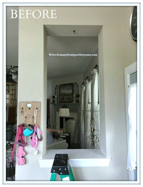 From My Front Porch To Yours: DIY Faux Cathedral Window Reveal