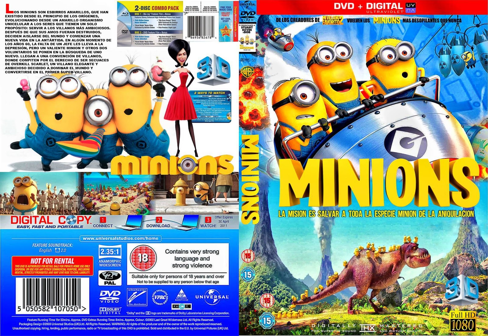 Cover: Minions dvd