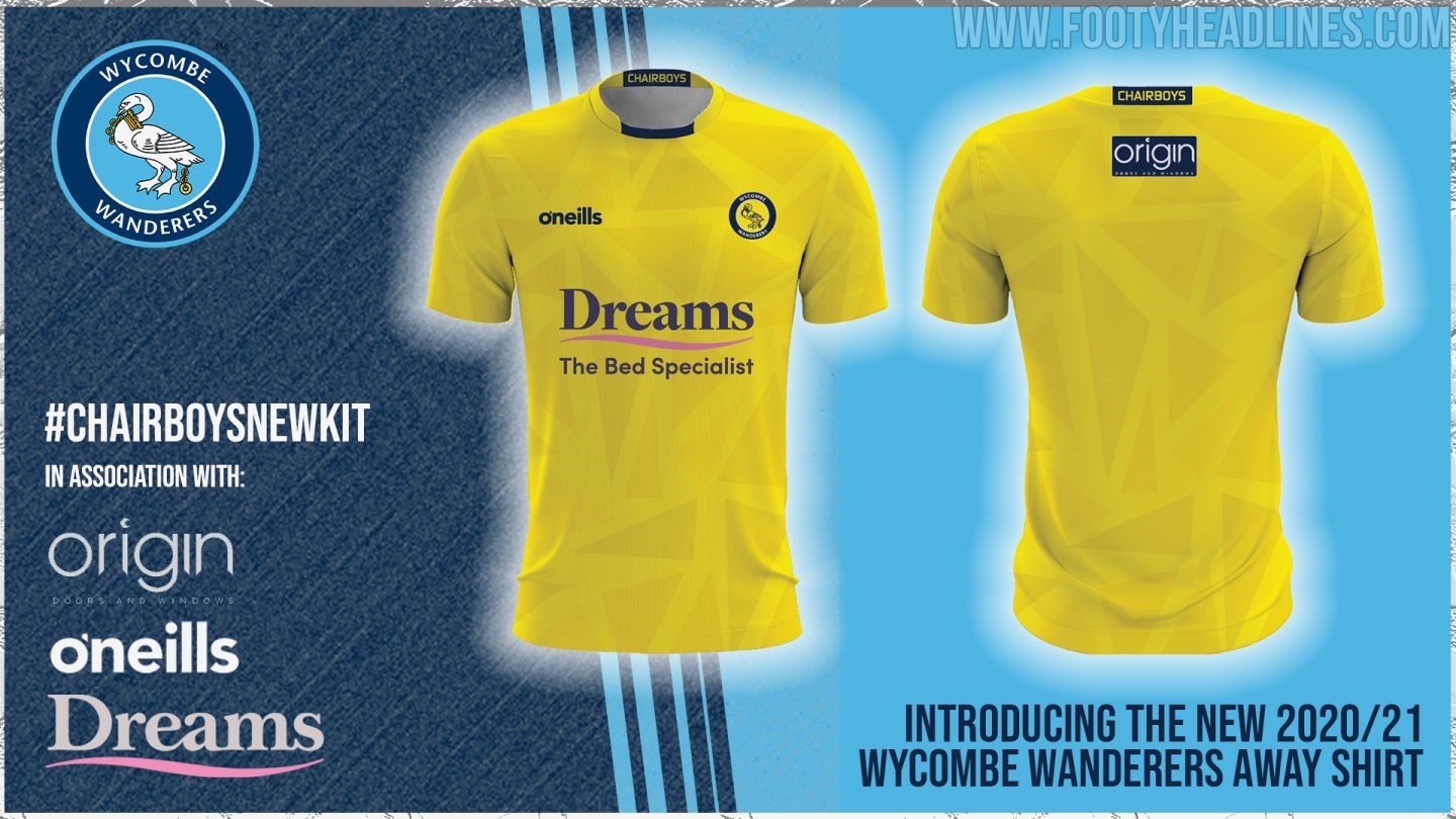 Wycombe Wanderers 20-21 Championship Home, Away, Third + Insane ...