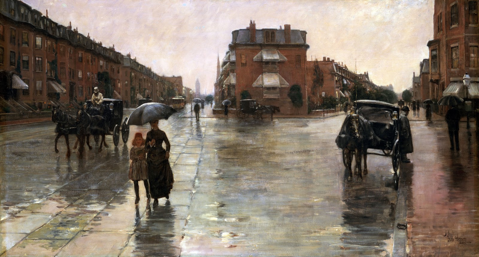 Childe Hassam | City Street Scenes : 네이버 블로그