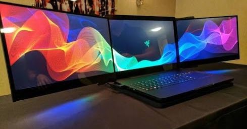 Razer debuts new triple-screened laptop as its latest CES innovation ...