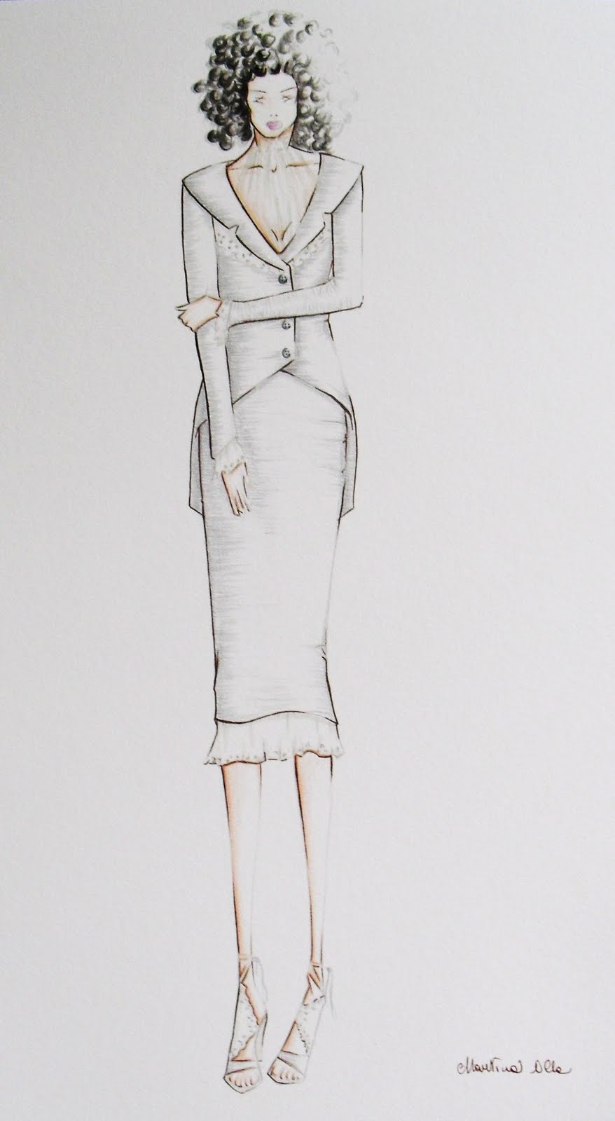 Martina Olla Fashion Design: Figurini di moda collezione P/E 2006