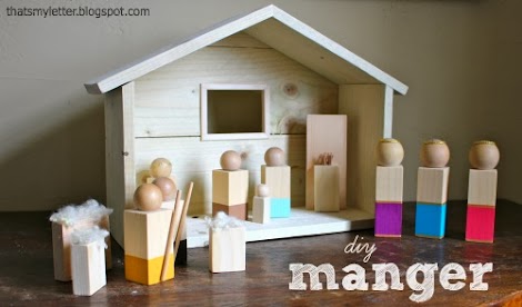 Wood Manger Scene Plans | Ana White