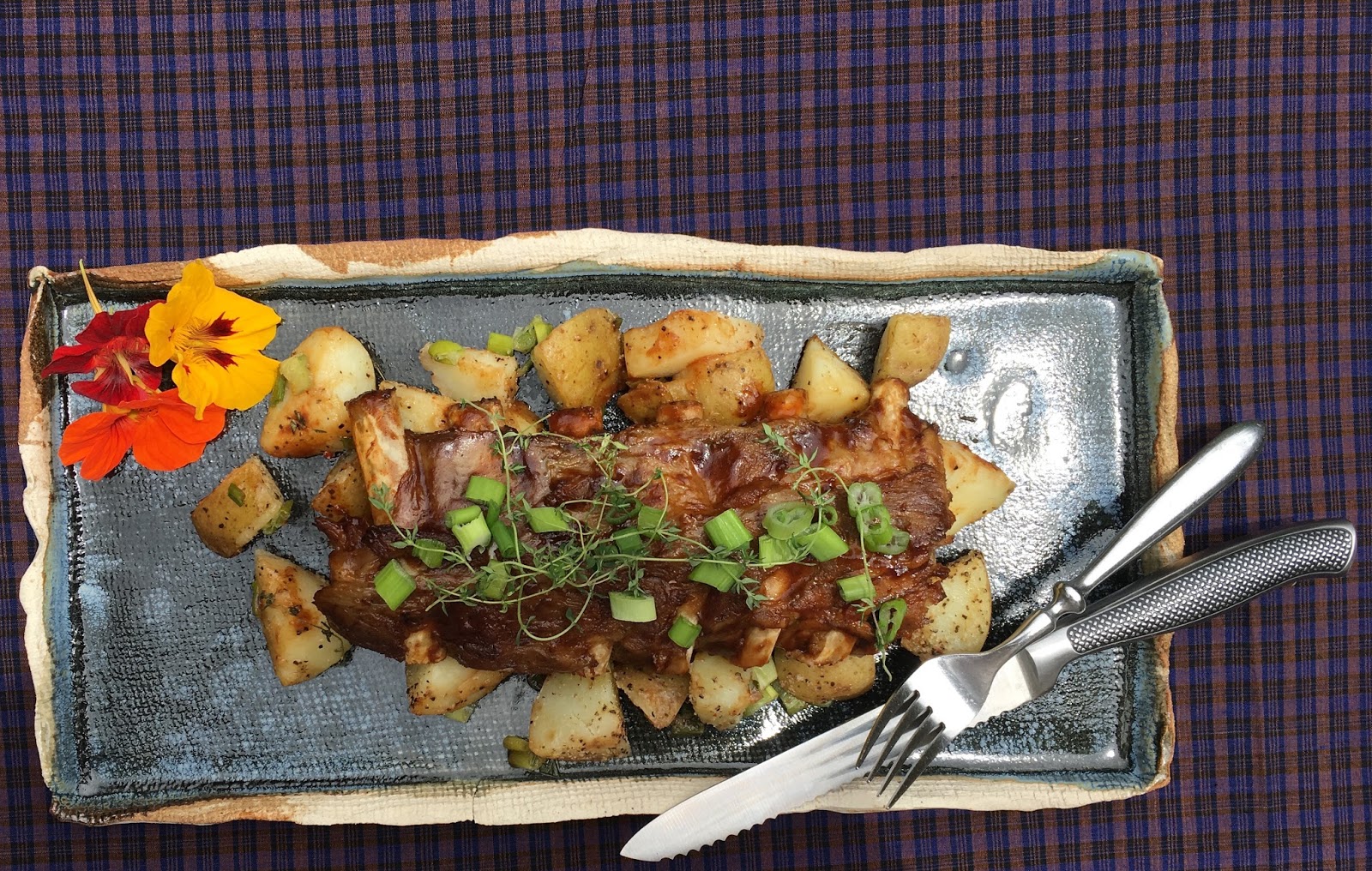 Avanti Cafe Musings: BBQ Marinated Ribs & Baby Spuds :: Chef Mark ...