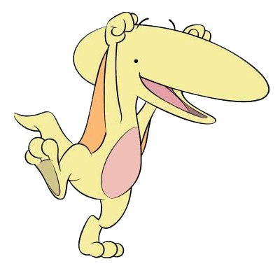 Cartoon Characters: Harry and his Bucket full of Dinosaurs