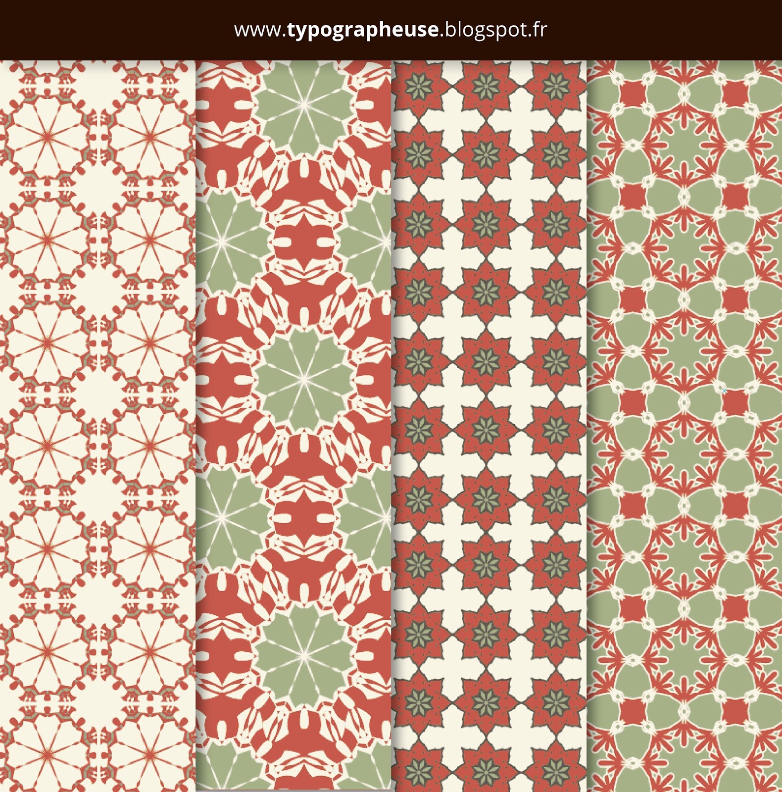 Présentation de motifs