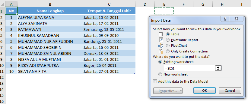 Memisahkan Nama Depan, Tengah dan Belakang di Excel - Rumus Excel Memisahkan Nama Depan, Tengah dan Belakang di Excel - Rumus Excel