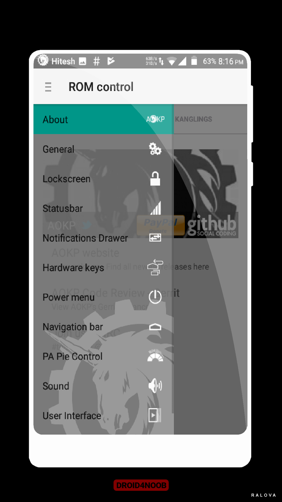 [ROM] [MTK6582] Android Open Kang Project (AOKP) [MM 6.0.1_r81 ...