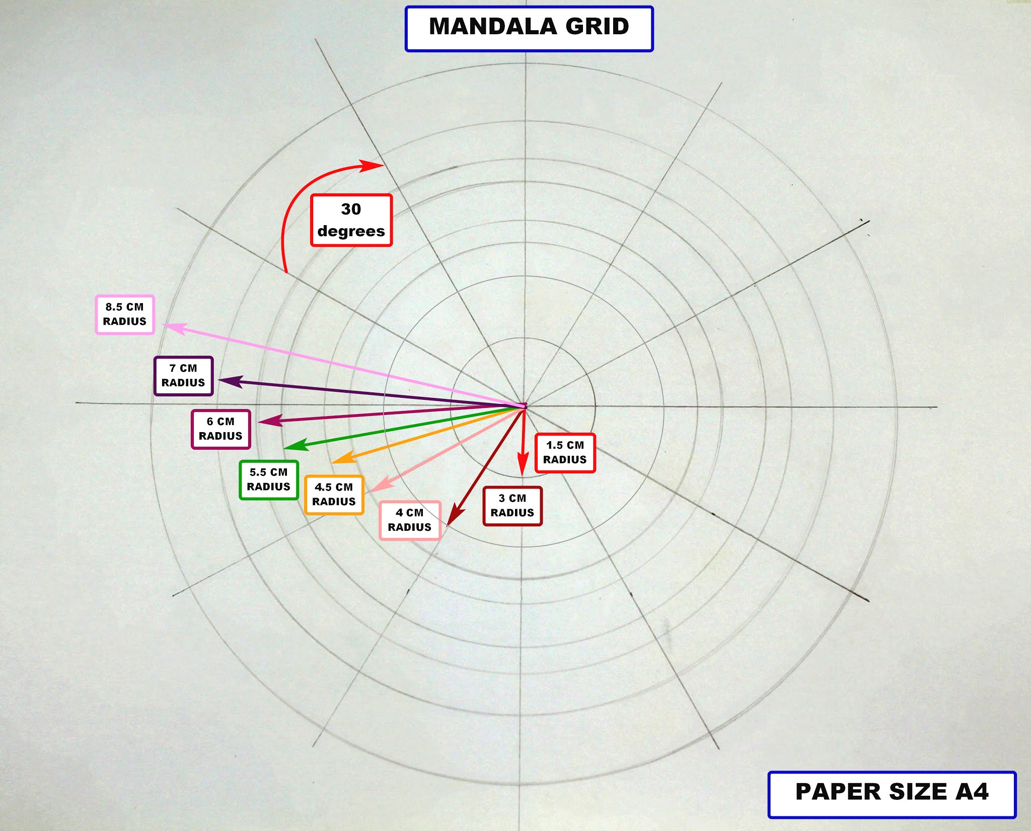 Mandala Art/ Illustrated easy step by step drawing/ Creative Mandala #2