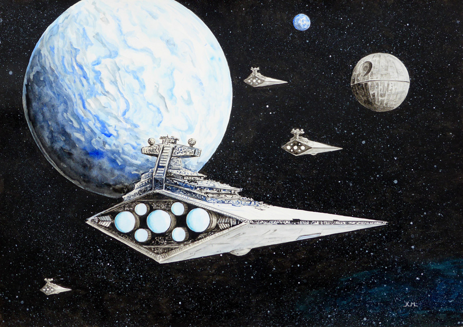 Chris Makro Art: More Star Wars art