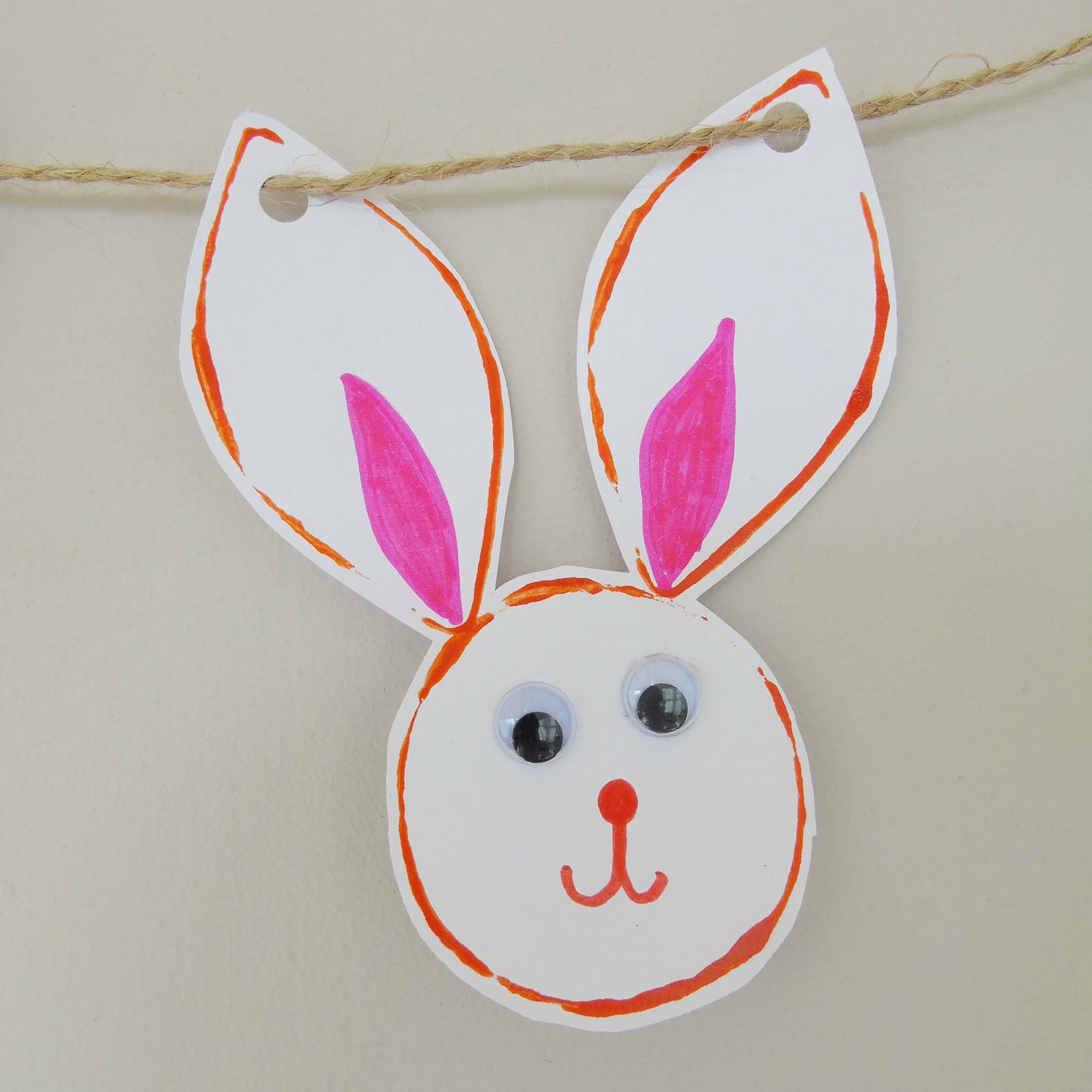 Me, You and Magoo: How to create Easter Bunny Bunting using toilet roll ...