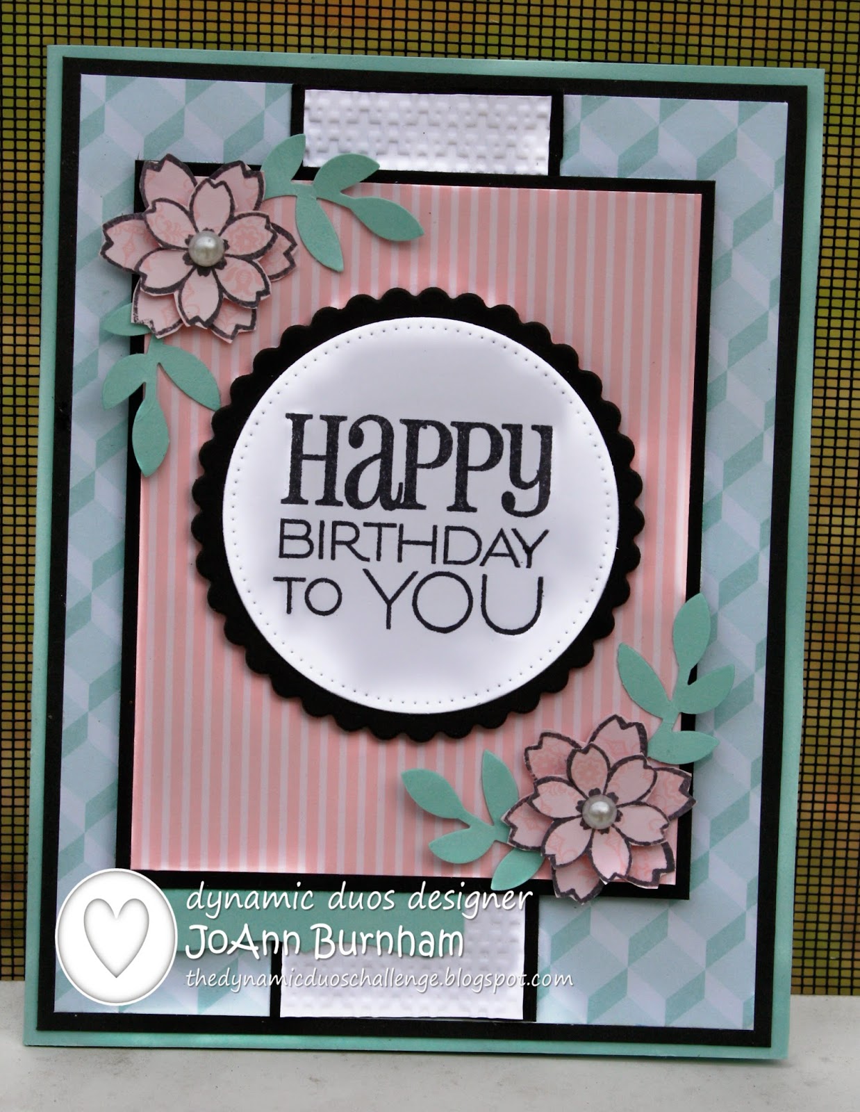 Dynamic Duos: Dynamic Duos #86 {Subtly Yours in soft Aqua & Pink}