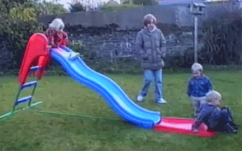 Chuck's Fun Page 2: The joy of raising kids - 10 animated GIFs.