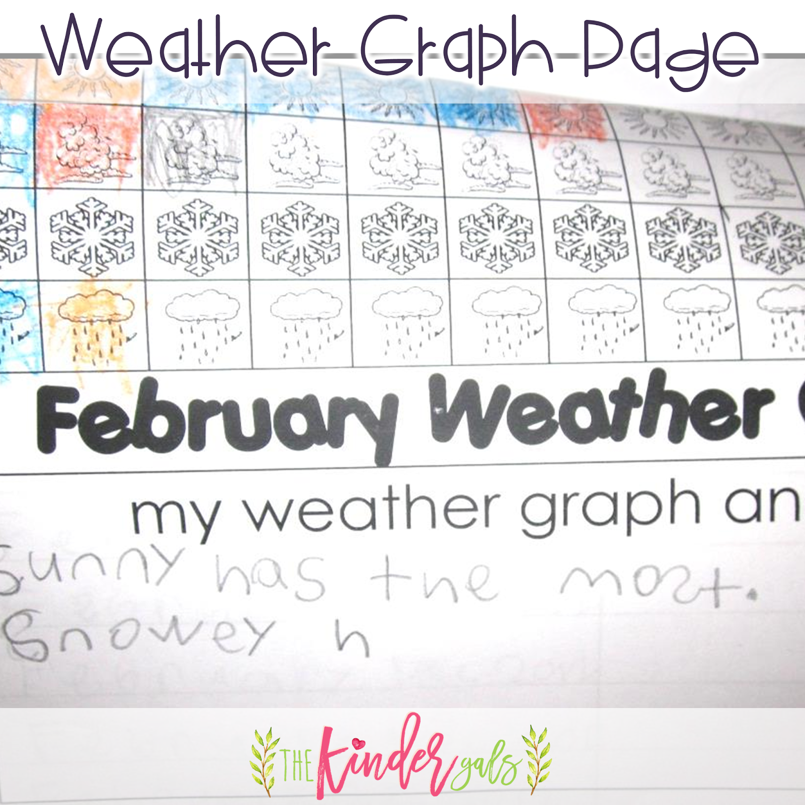 KinderGals: Graphing with the Student Calendar Notebook