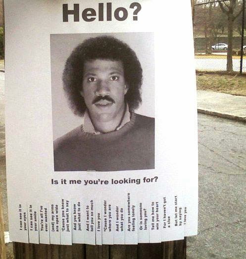 The Tao of Stieb: Hello? Is it me you're looking for?