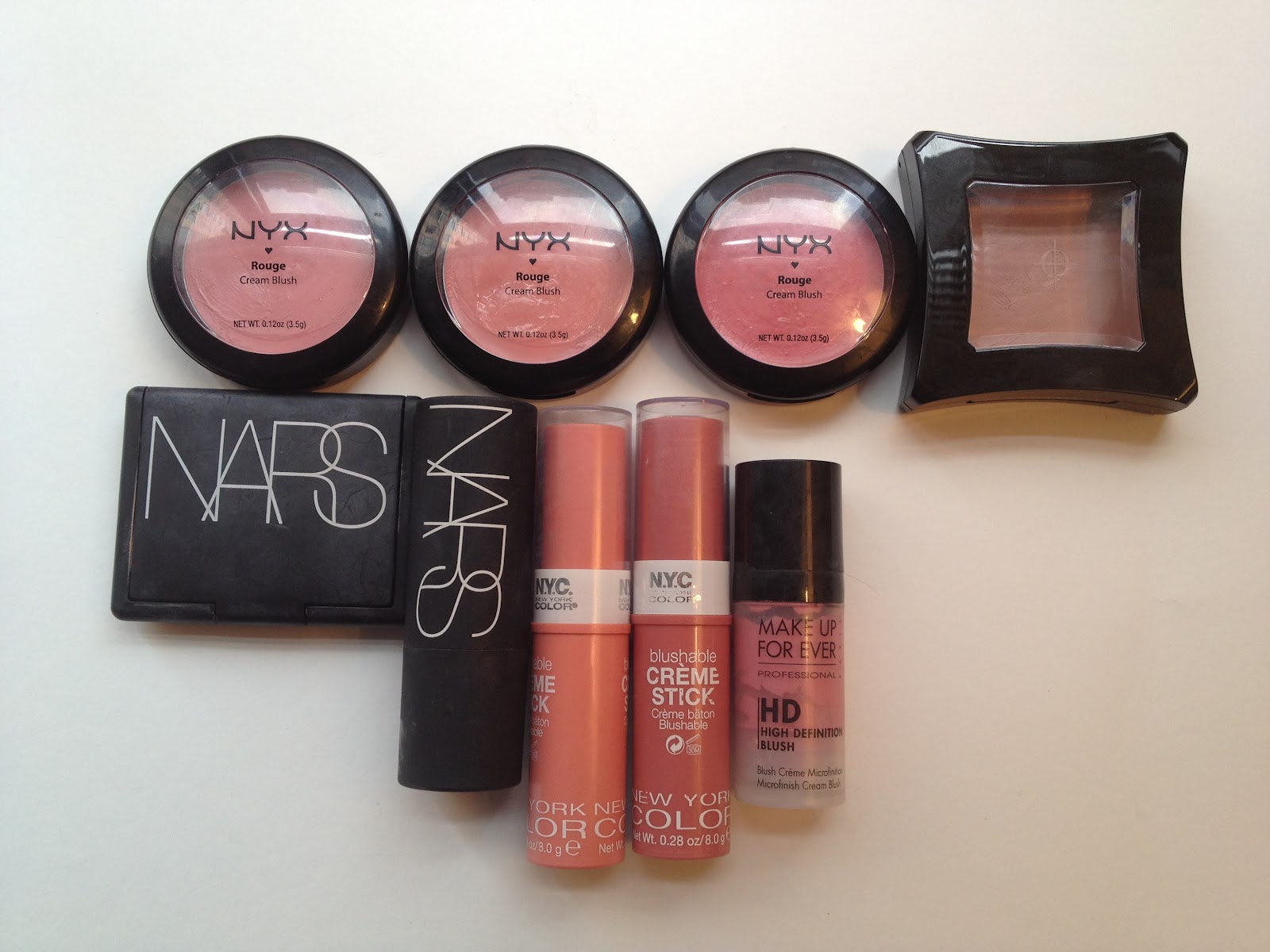 nycmakeuplover : My Cream Blush Collection + Swatches