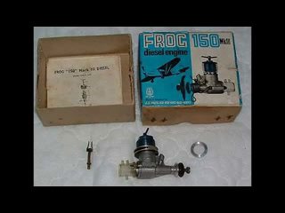 Vintage Model Airplane Engines Running: Frog 150 Mk 3