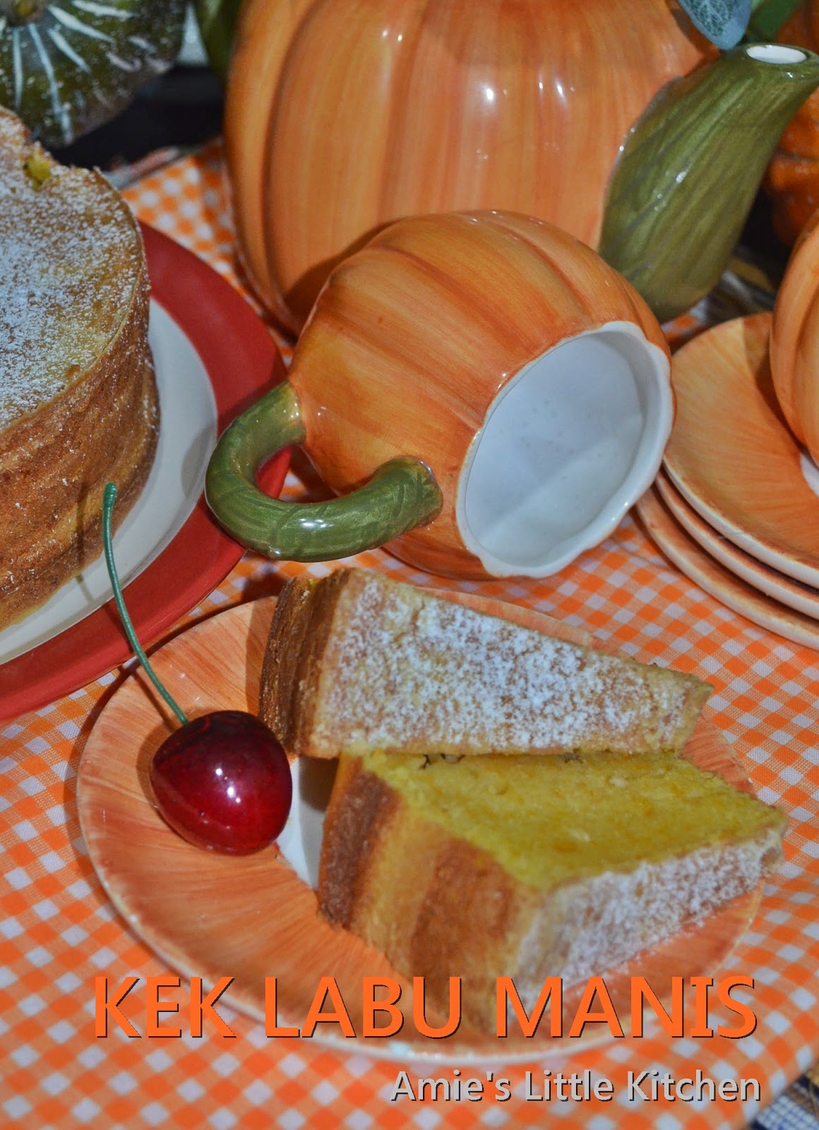 Kek Labu Manis - AMIE'S LITTLE KITCHEN