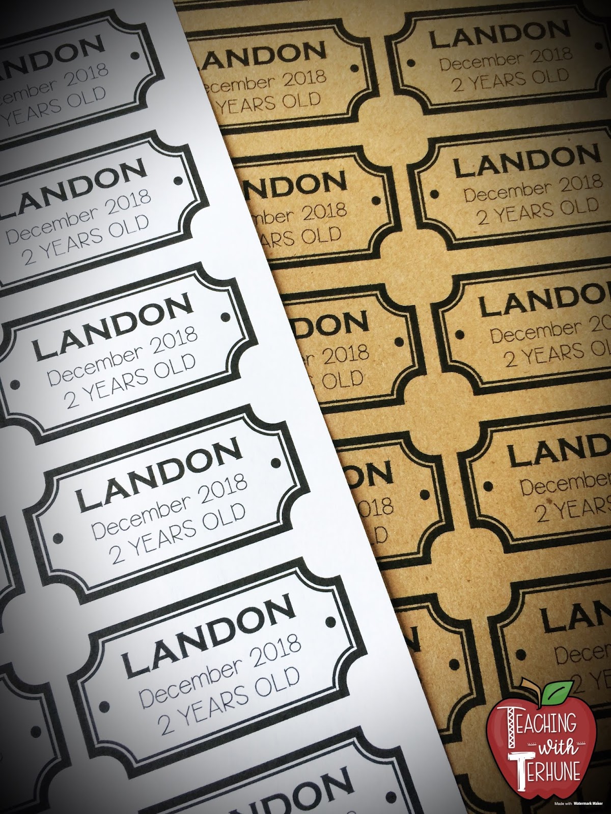 Teaching With Terhune: SILHOUETTE CHRISTMAS ORNAMENT PARENT GIFT