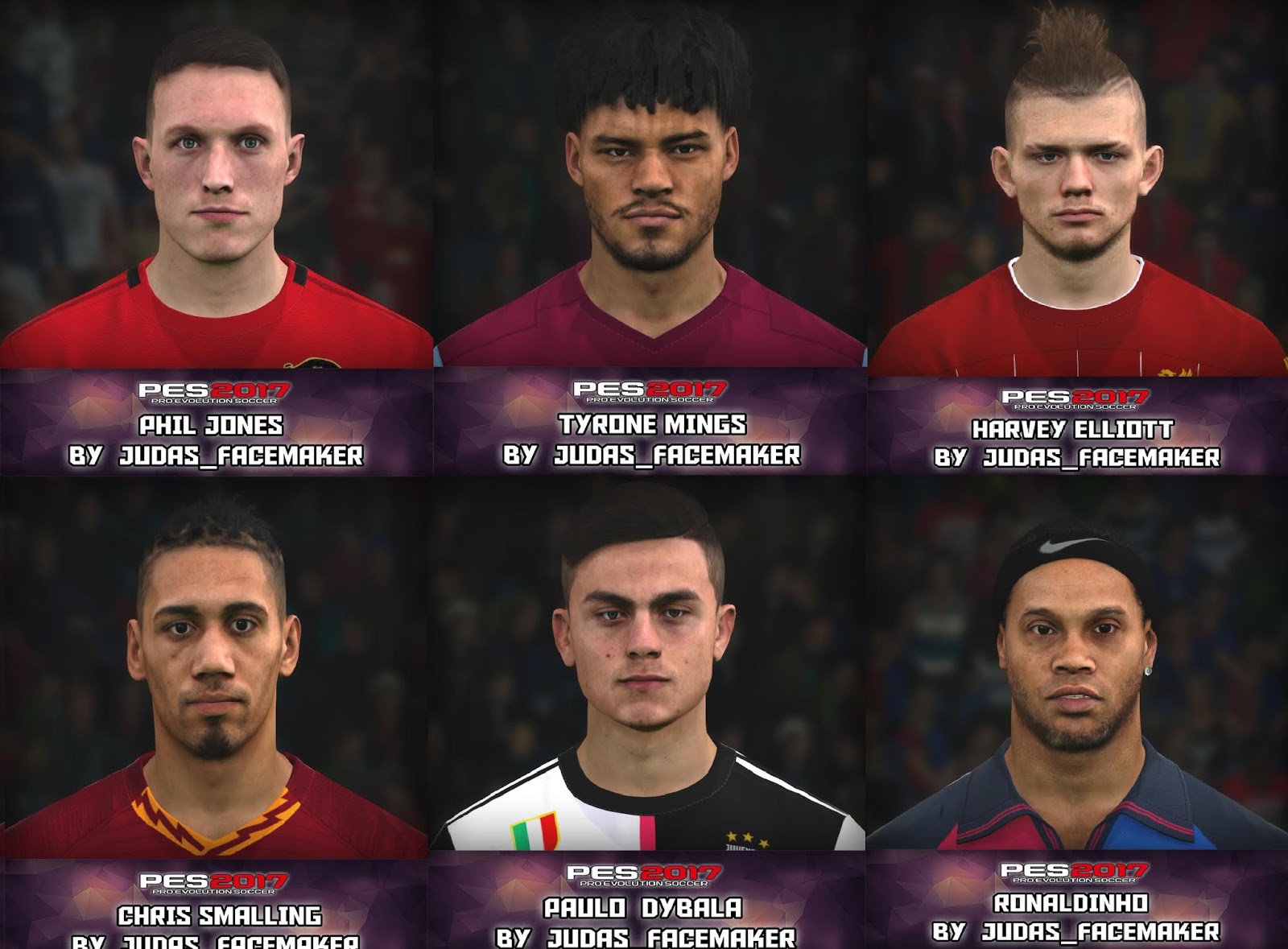 PES 2017 Facepack December 2019 by Judas ~ SoccerFandom.com | Free PES ...