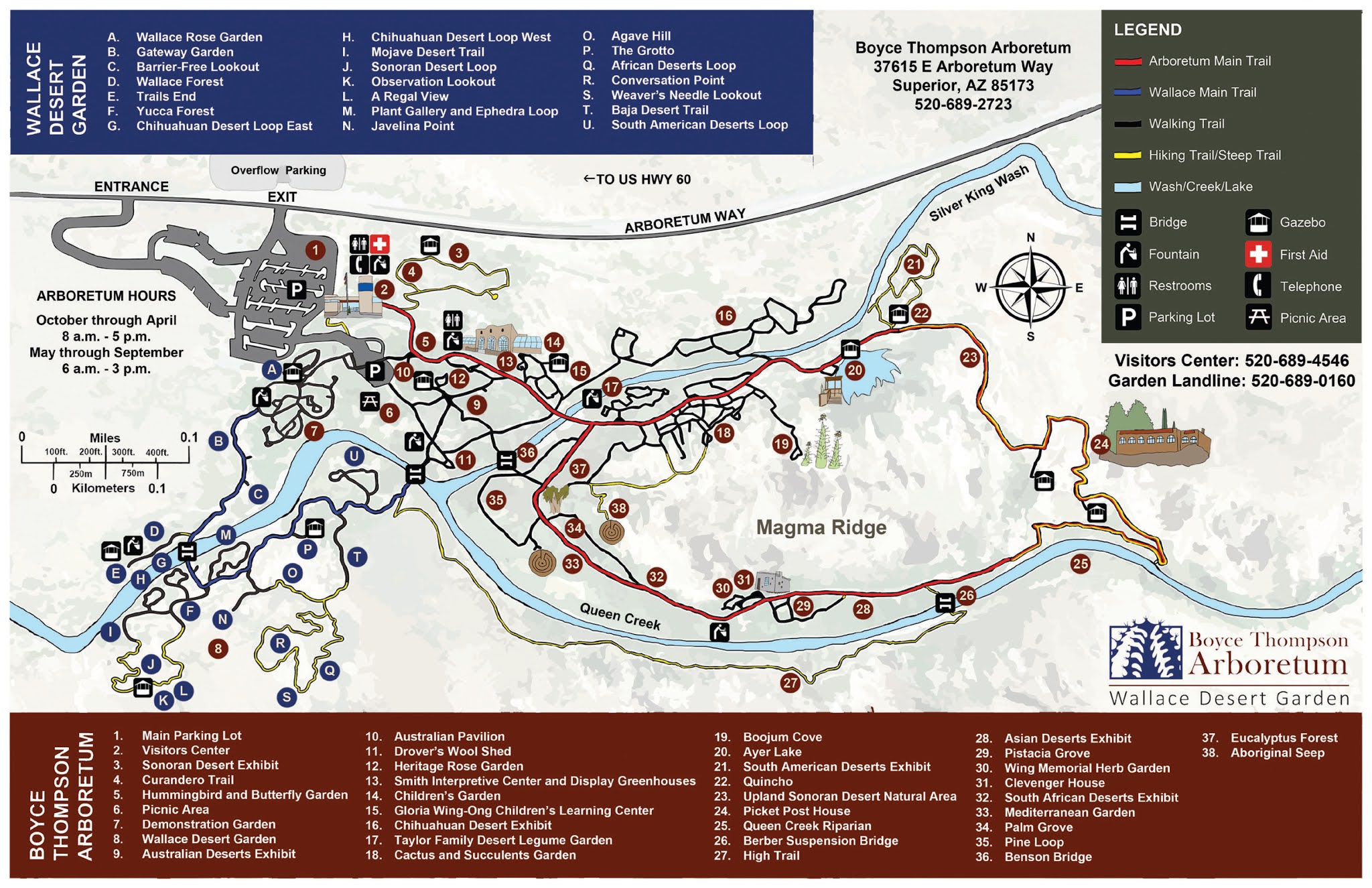 Return to Boyce Thompson Arboretum near Phoenix, AZ (May 2021)