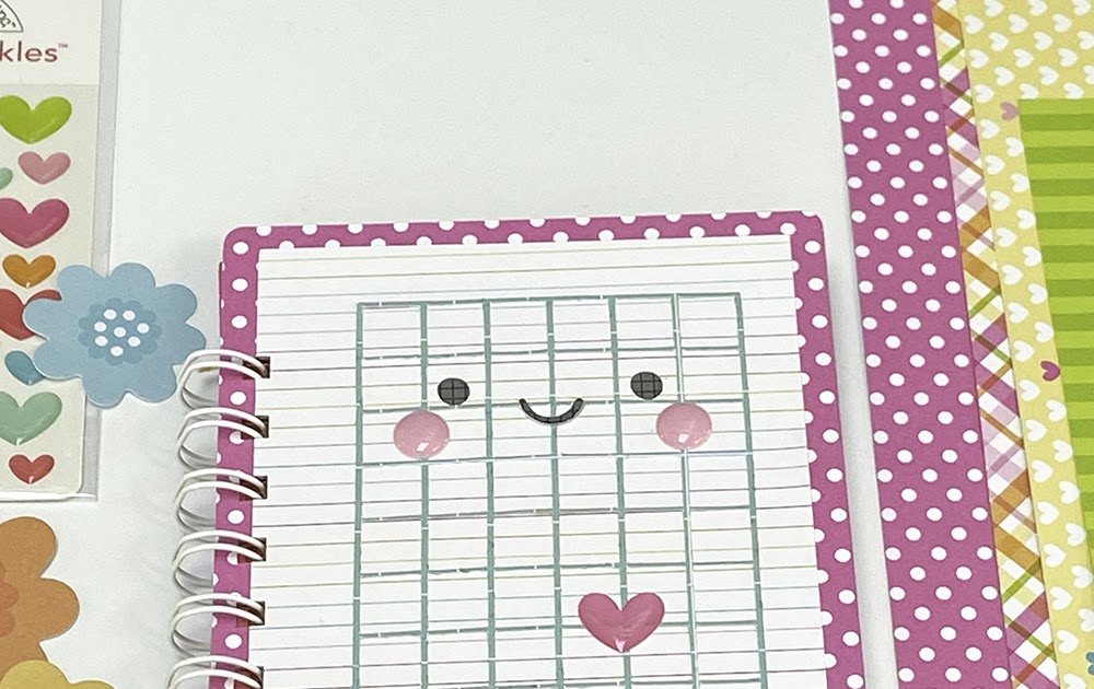 Doodlebug Design Inc Blog: CUTE & CRAFTY NOTEBOOK MINI ALBUM | with Kathy