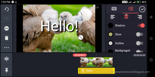 How To Add Text in KineMaster Pro Video Editor