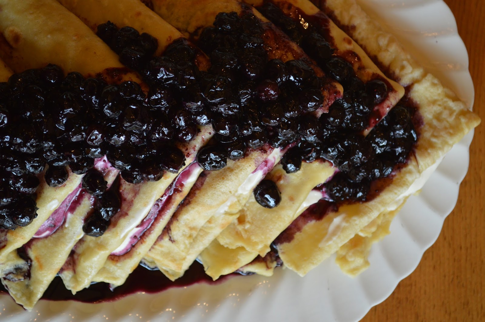 Blissfully Simple: Lemon-Blueberry Filled Crêpes