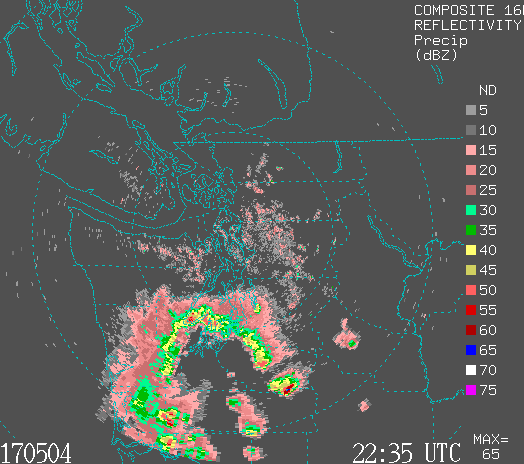 Cliff Mass Weather Blog: Thunderstorms Have Begun over the Northwest!