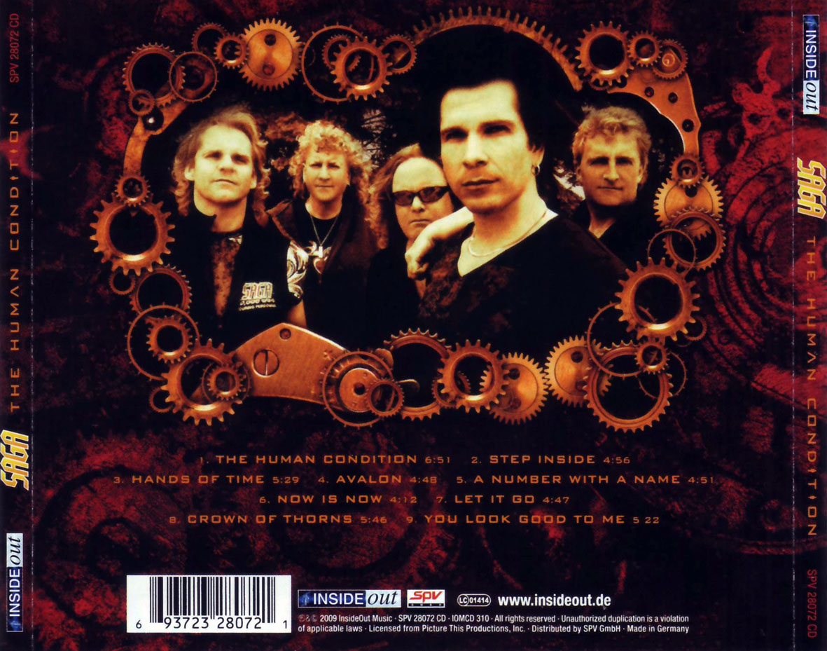 Classic Rock Covers Database: Saga - The Human Condition (2009)