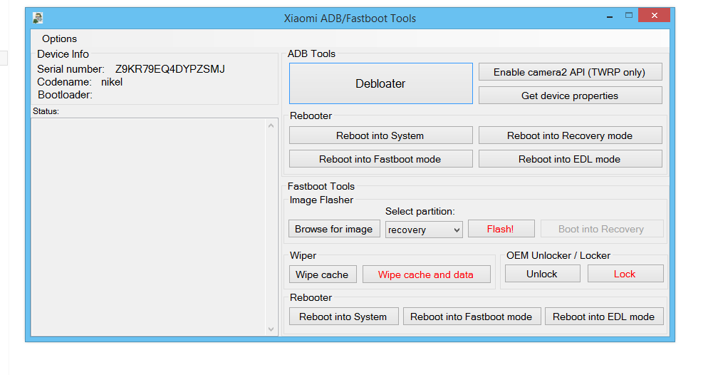 Xiaomi ADB FASBOOT Tool