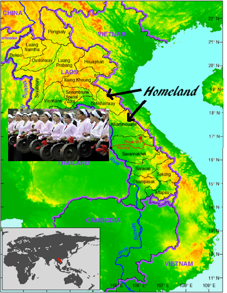 Annamese Cordillera Map