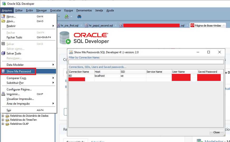 Como ver a senha no Oracle SQL Developer | Limon Tec