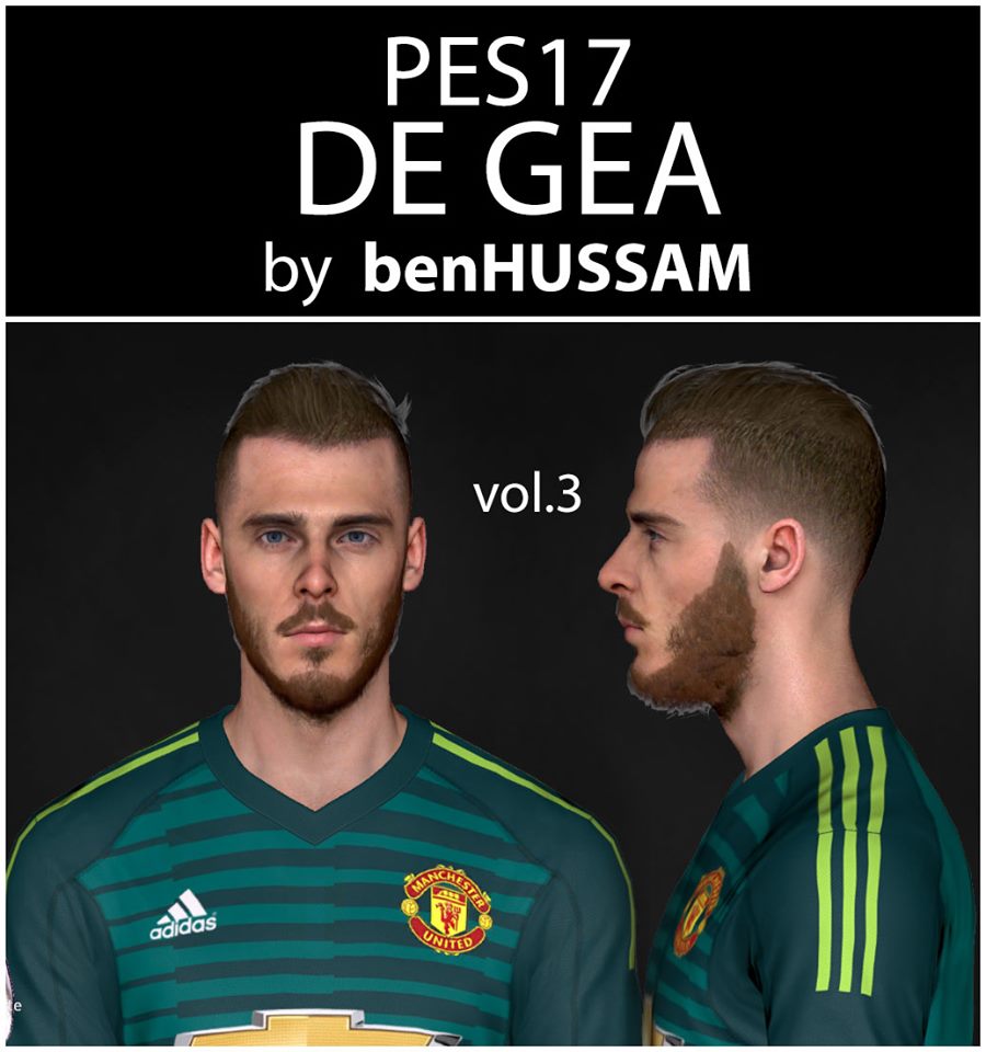 PES 2017 Faces David De Gea by BenHussam ~ PES-ID | Download Gratis ...