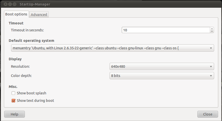 Install GRUB Customizer (GUI) for Ubuntu 10.10