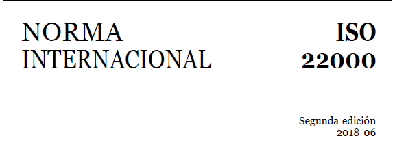 Normas de gestión de inocuidad de alimentos y esquemas de certificación ...