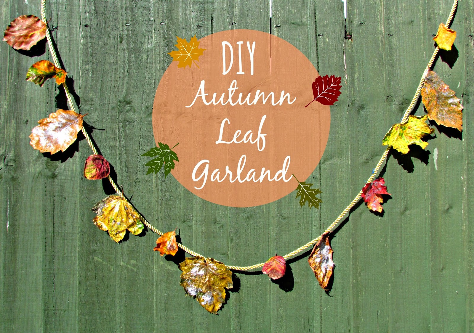 Diy Leaf Garland at Mitchell Leadbeater blog