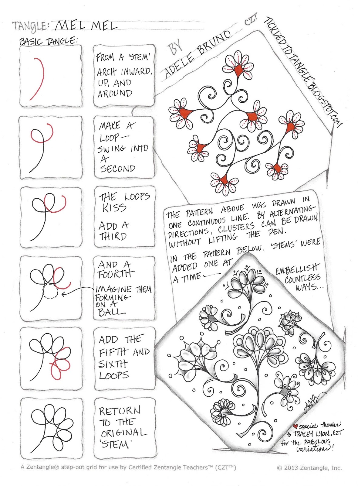 Tickled To Tangle: Mel Mel