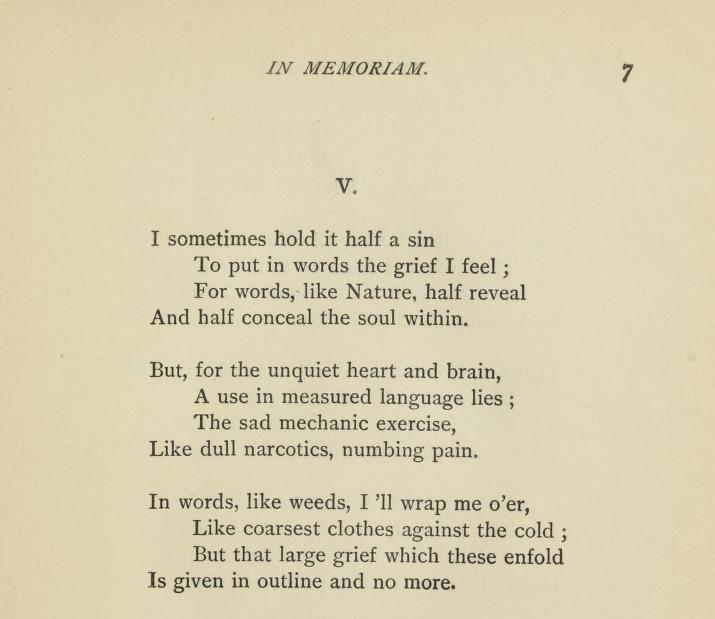 Happy Publication Anniversary of Alfred Lord Tennyson's In Memoriam: 1 ...