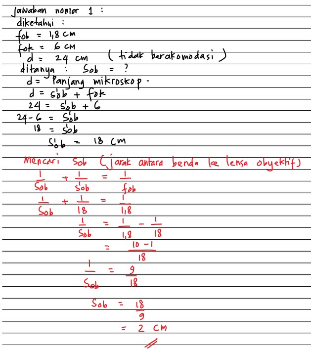 Alat-Alat optik : Pengertian, Rumus dan contoh Soal Penyelesaian ...