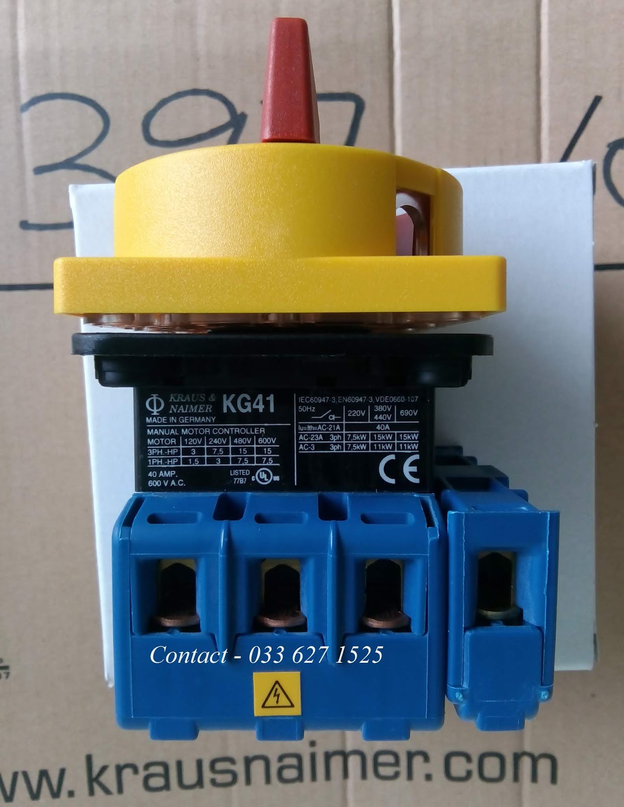 KRAUS & NAIMER VIỆT NAM: MAIN SWITCH (KHÓA ĐÓNG CẮT) KRAUS & NAIMER.