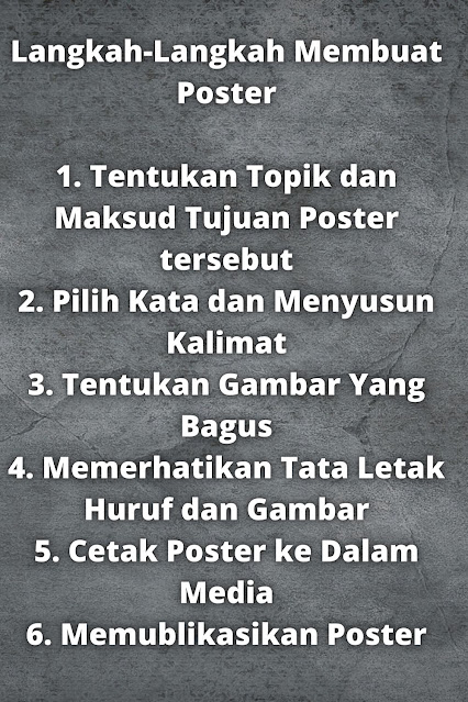 Langkah-Langkah Membuat Poster Beserta Contohnya