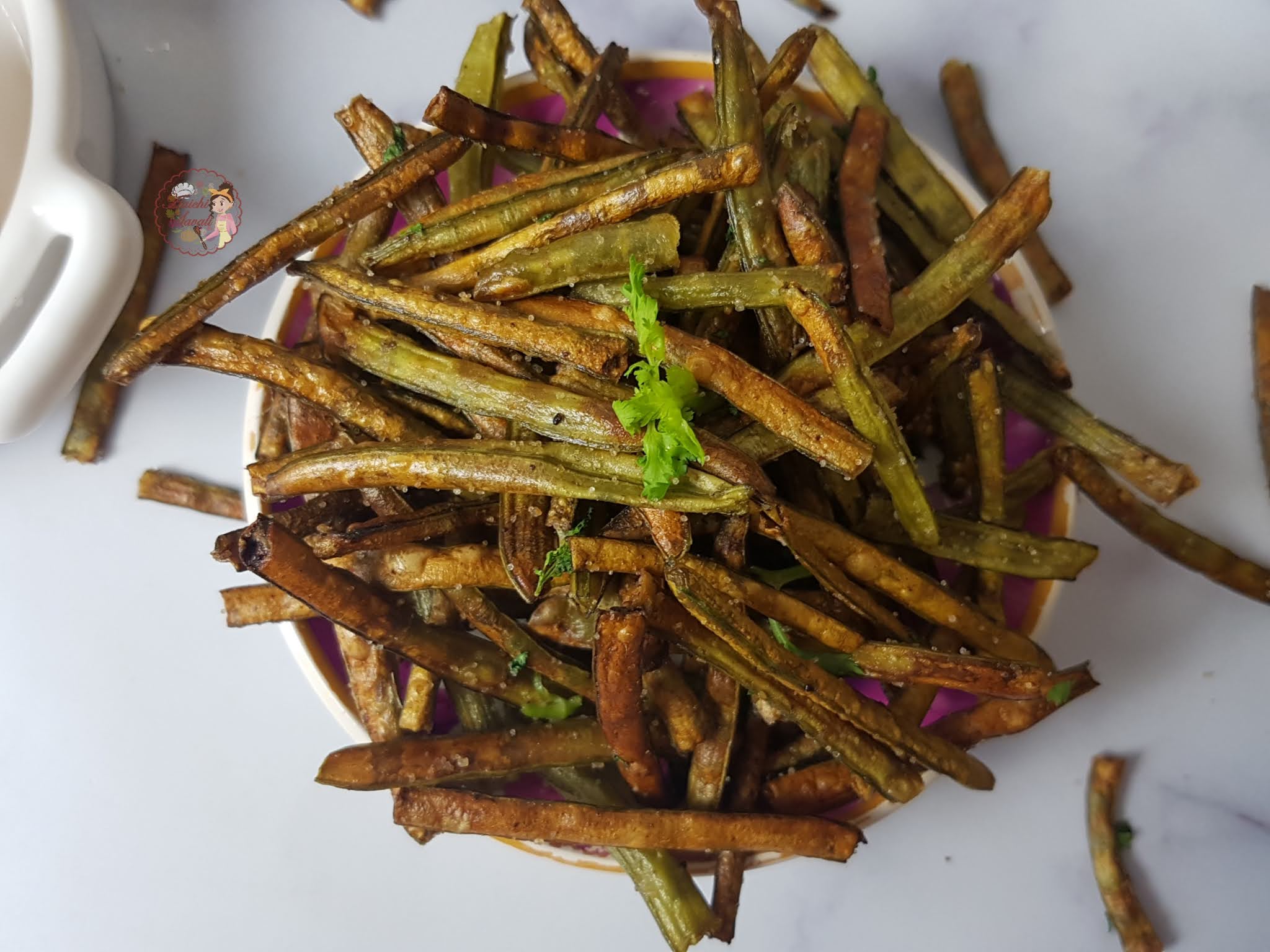 Air Fryer Crispy Gavar Fry / Keto Cluster Beans Fry in Air Fryer | How ...