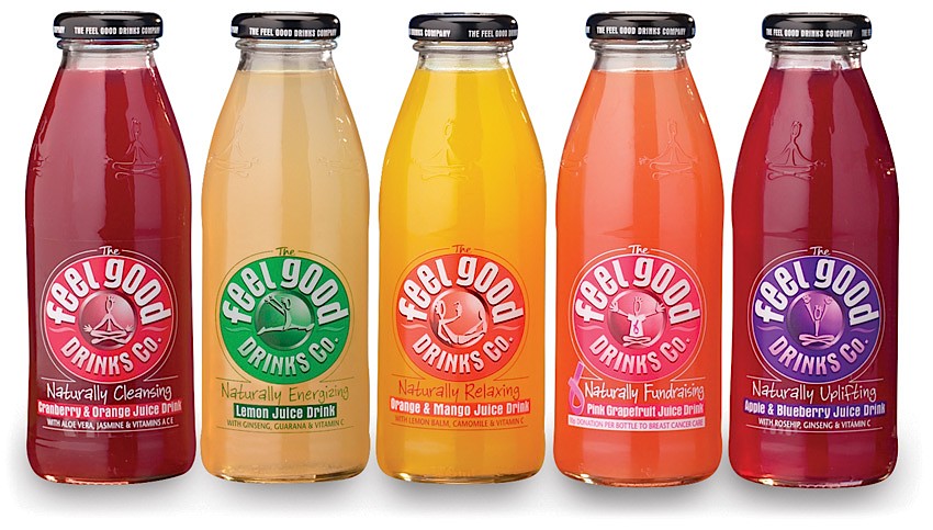 Design Practice: OUGD503 // Feel good Drinks // Bottle designs
