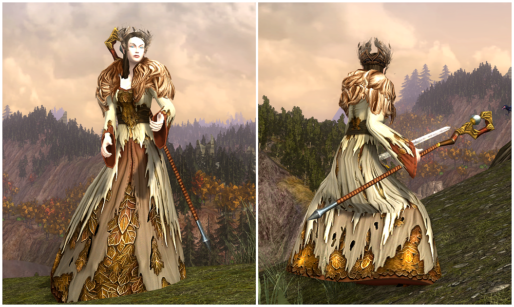 Material Middle-Earth: Autumn Leaf Fashion