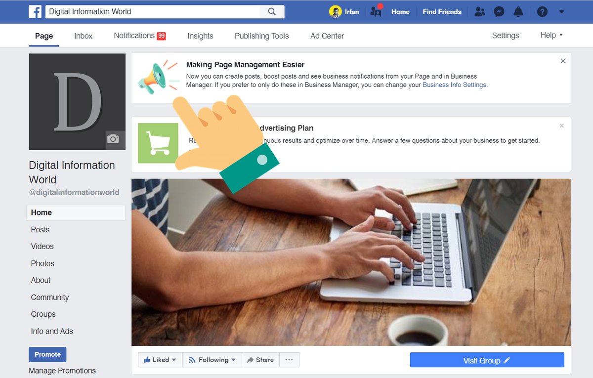 Facebook introduces a new update to make page management easier