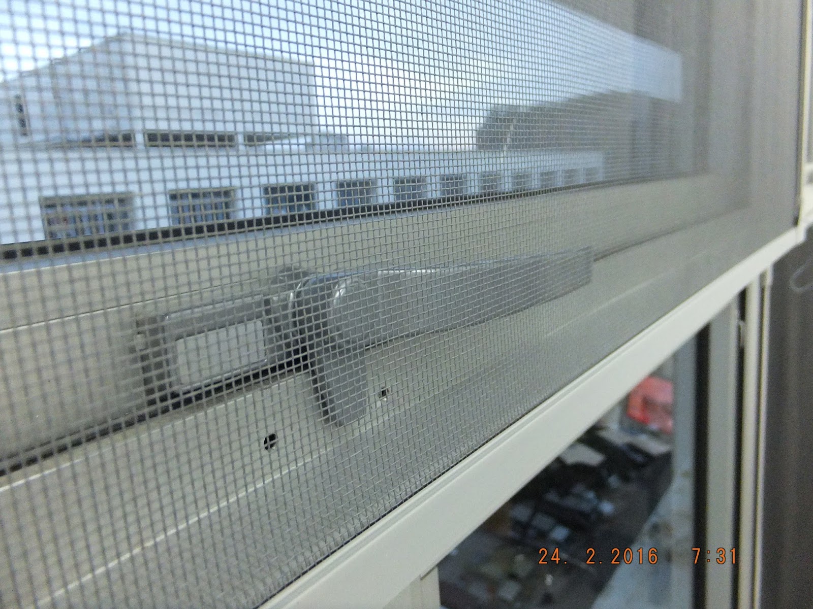 DIY Magnetic Insect Screen Singapore: Windows with Protruding Handle