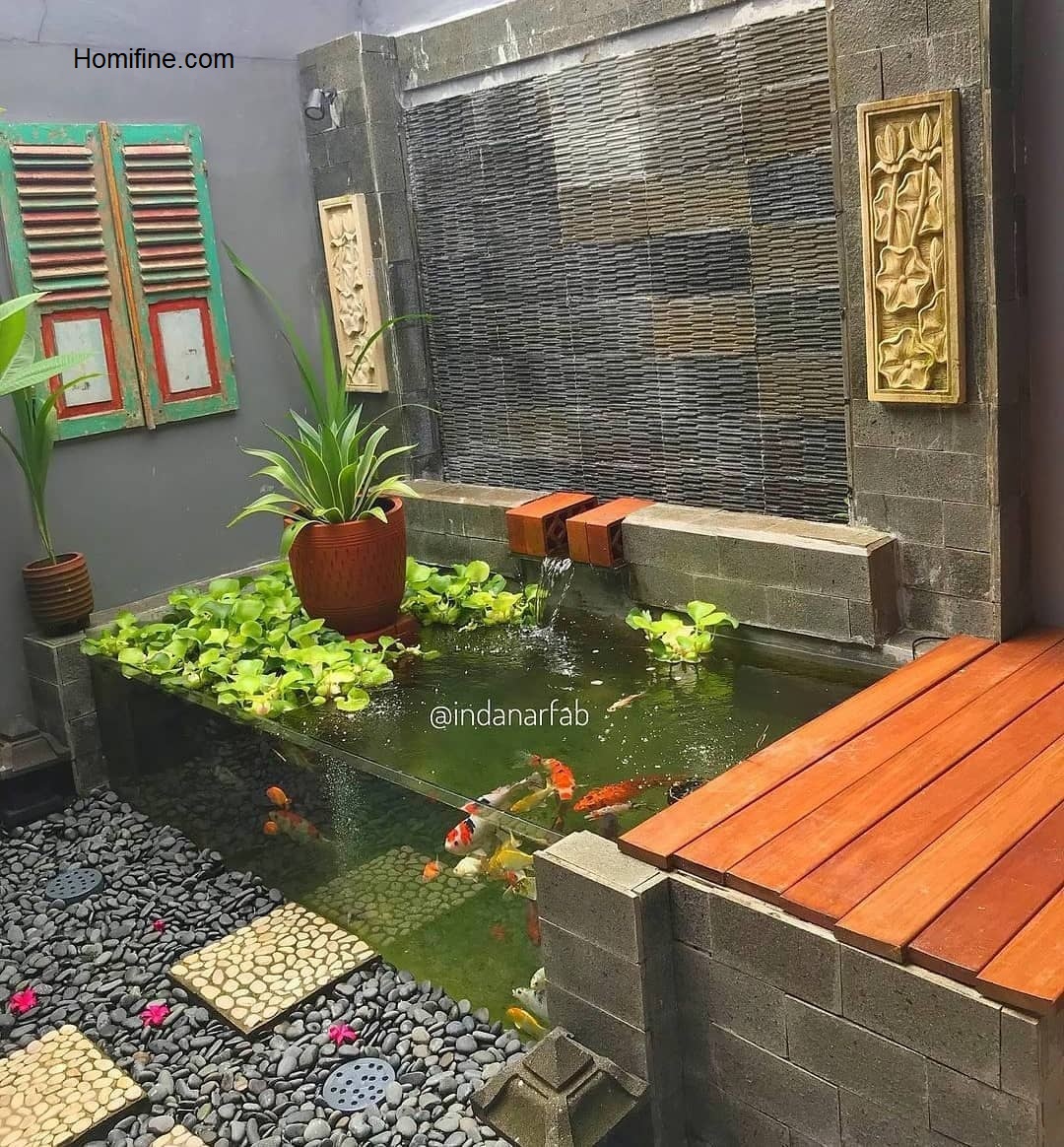 7 Awesome Fish Ponds Ideas For Decorating Your Garden ~ Homifine.com