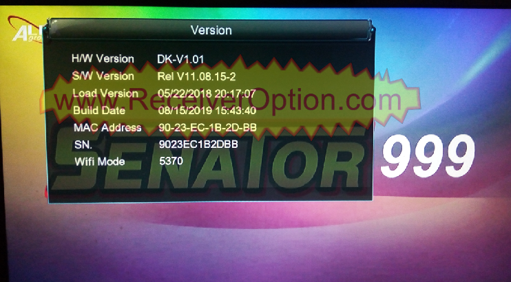 SENATOR 999 1507G 8MB TEN SPORTS OK NEW SOFTWARE WITH ECAST OPTION ...